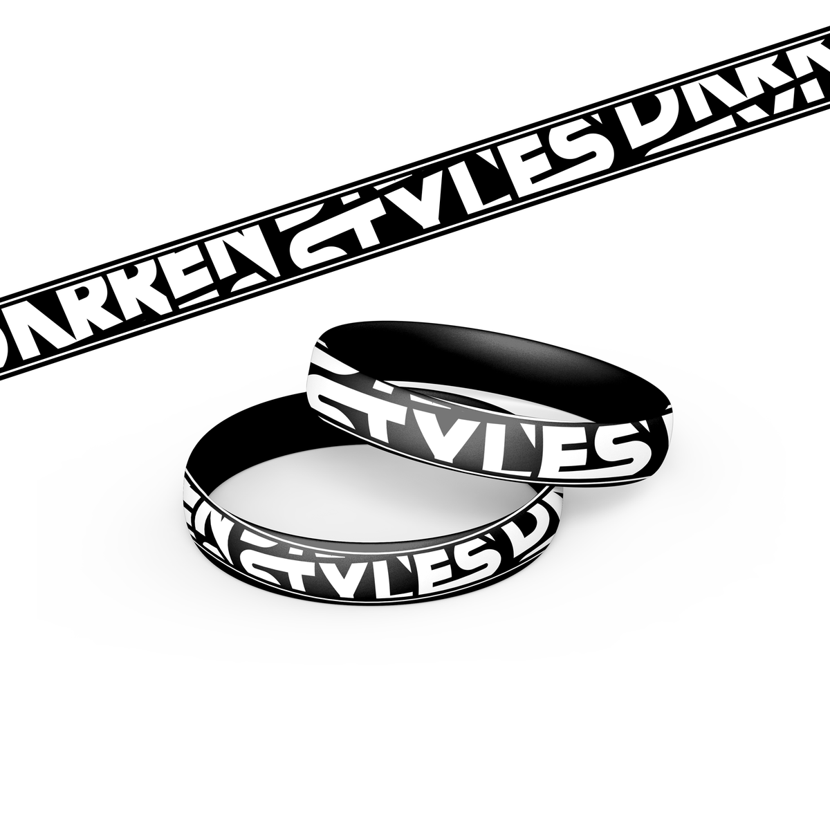 Darren Styles Rubber Wristband (Logo Design) – Darren Styles Merch